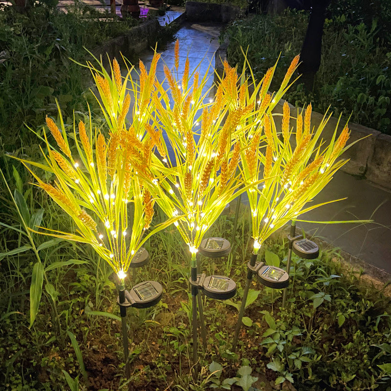 Simulation 7 Heads Wheat Outdoor Decoration LED Lights – vietive
